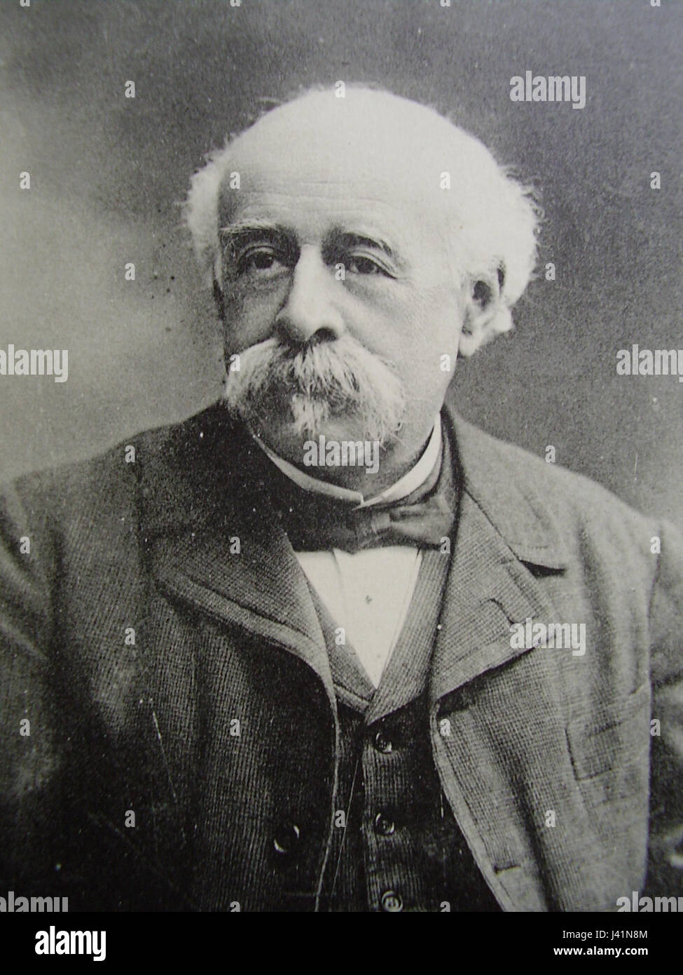 This photograph of Louis Passy, taken in 1910, showcases a historical ...