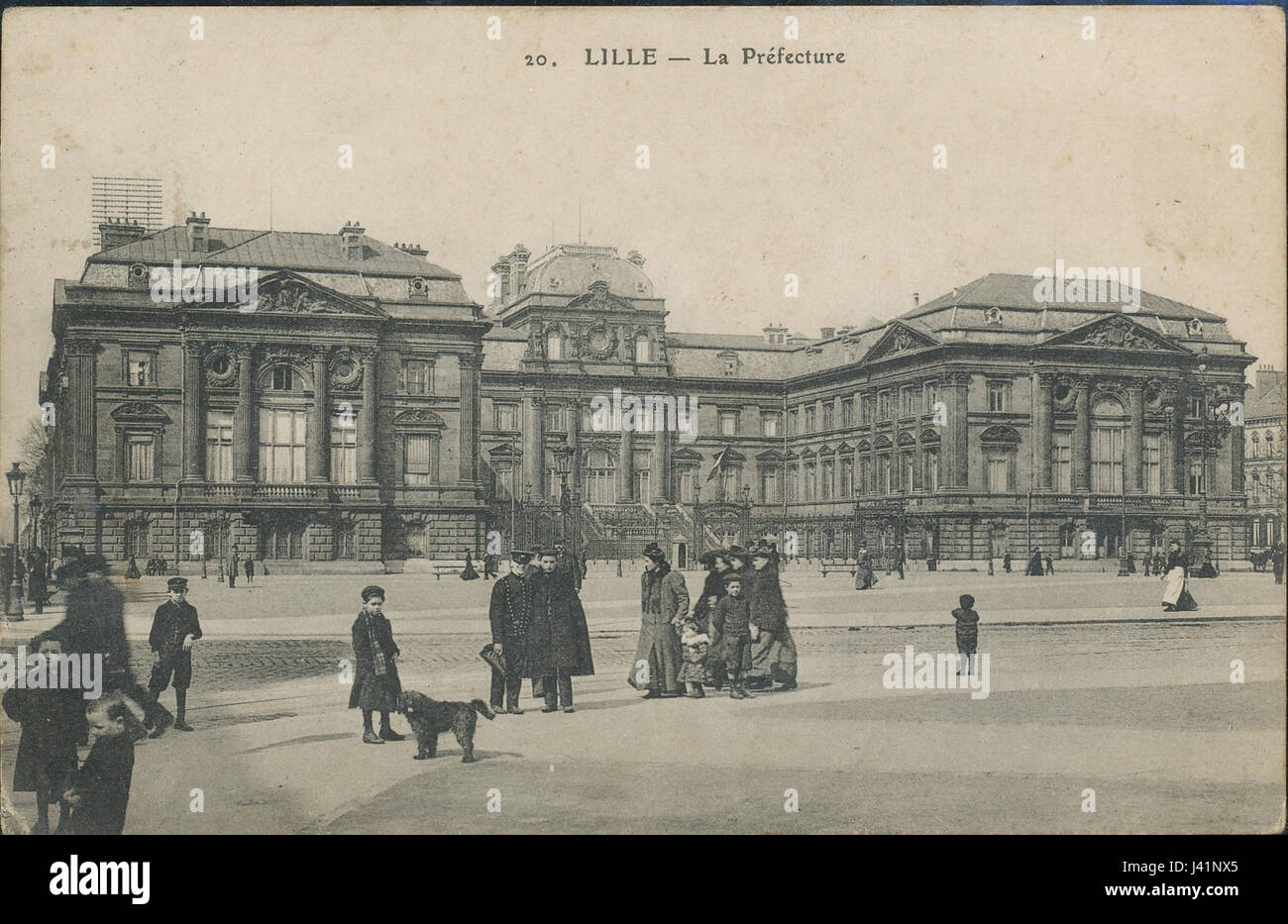La Prefecture in Lille, France, is a historical building and ...