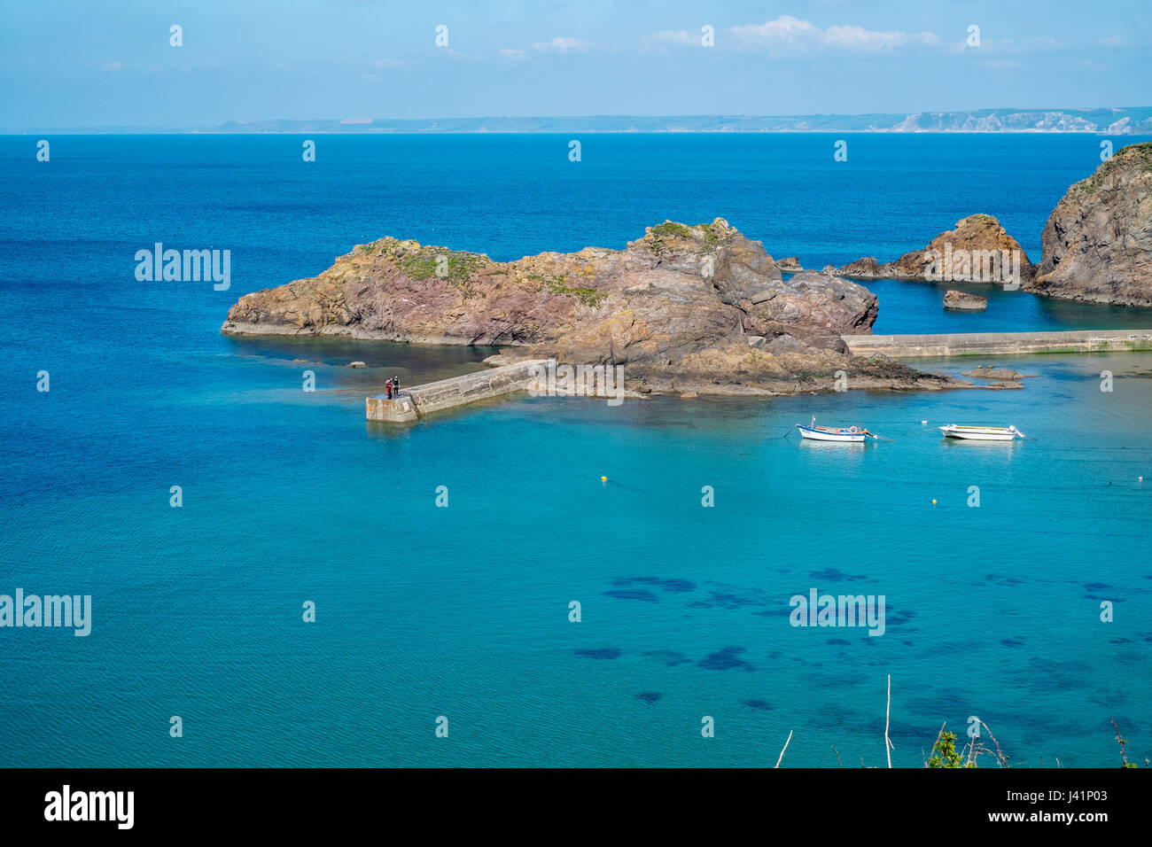 Hope Cove beach, Kingsbridge, South Devon, England, United Kingdom ...