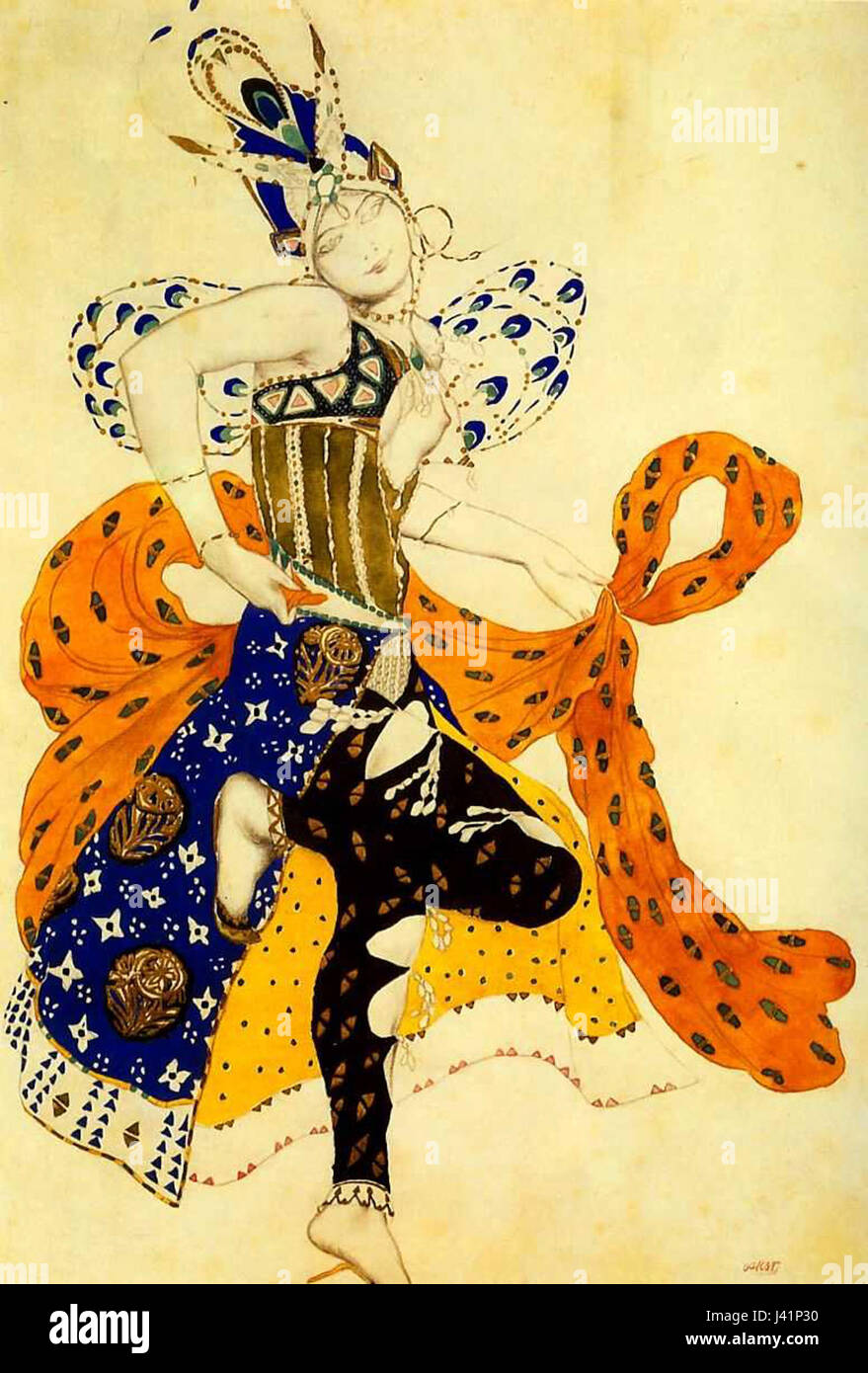 La Peri (Dukas) by L. Bakst 01 Stock Photo - Alamy