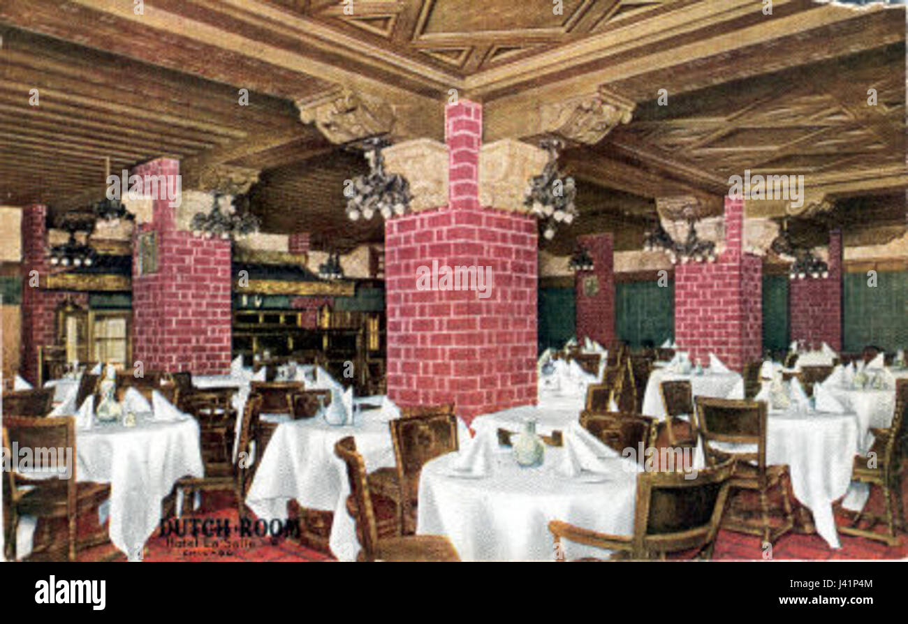 La Salle Hotel Dutch Room Stock Photo - Alamy