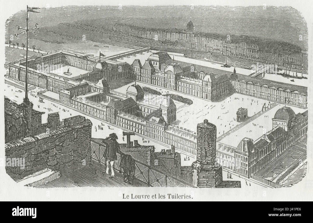 Le Louvre Drawing High Resolution Stock Photography and Images - Alamy