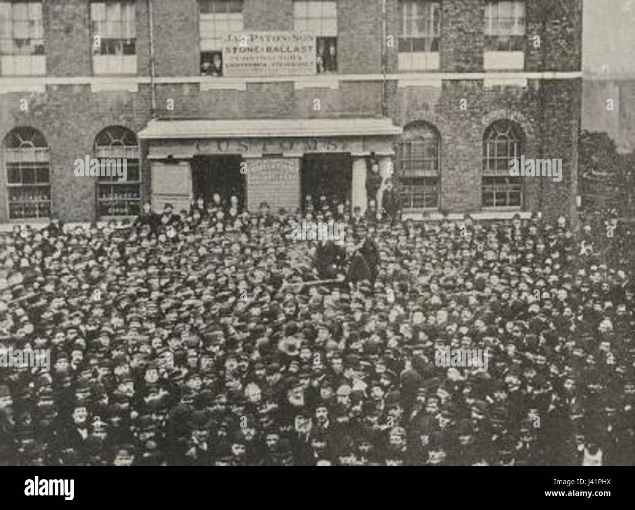 London Dock Strike of 1889 A Stock Photo - Alamy