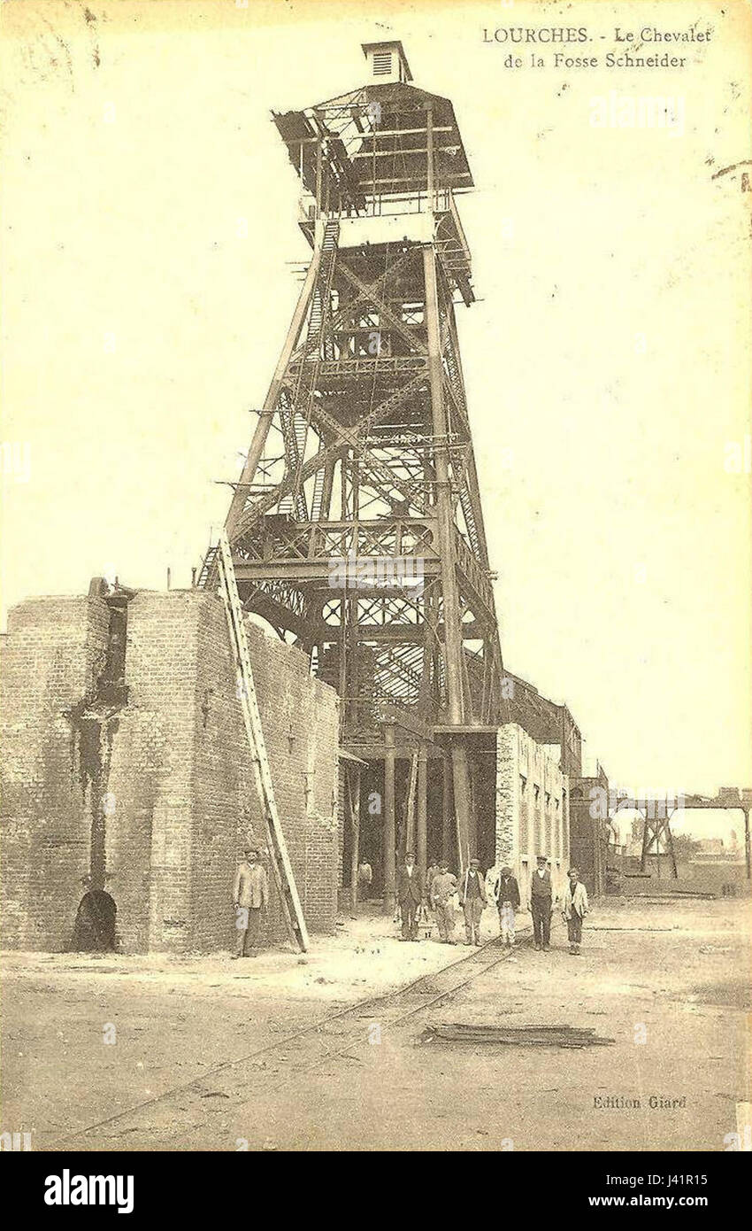 Lourches Fosse Schneider (C) is a historical coal mine site located in ...