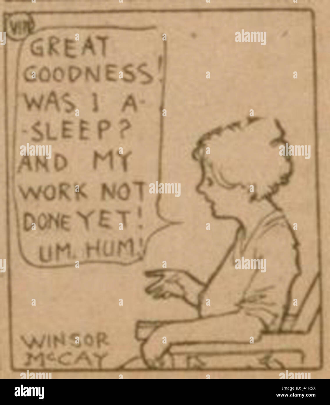 An image or illustration from the classic comic strip 'Little Nemo ...