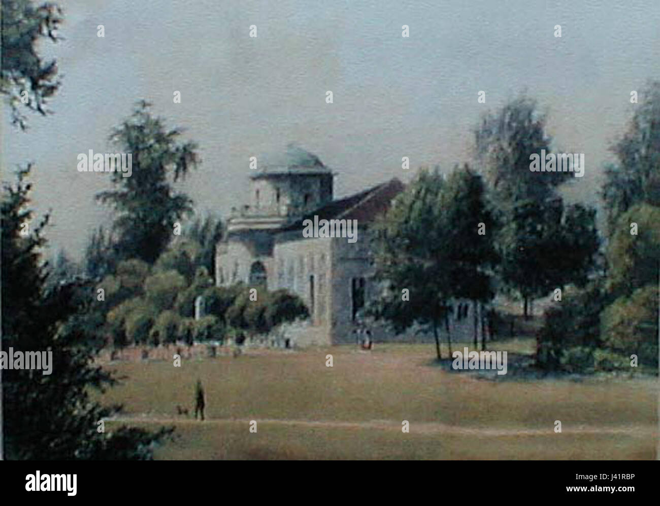 The Kuzminki pomerantsevaya oranzhereya is a historical greenhouse or ...