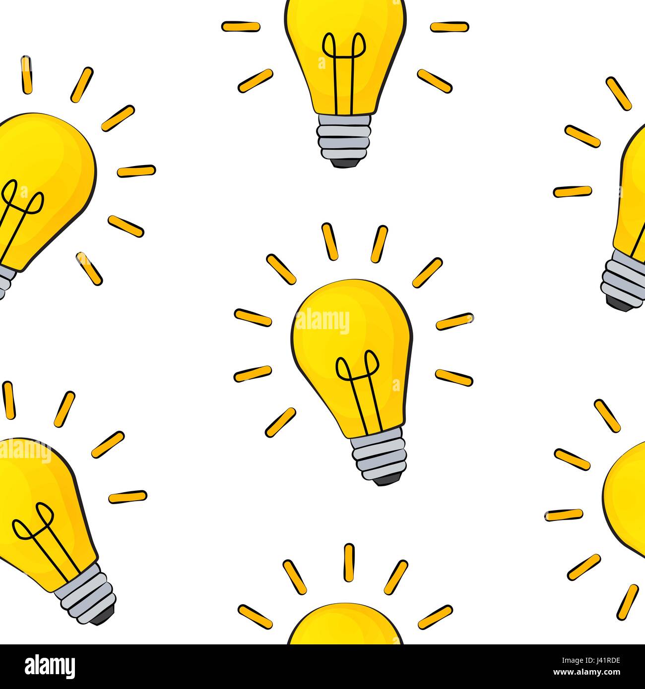 Lightbulb illustration hi-res stock photography and images - Alamy