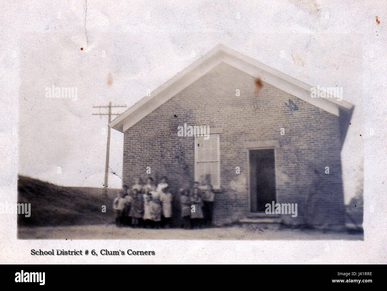 The Little Red Schoolhouse, dating from 1913, represents a piece of ...