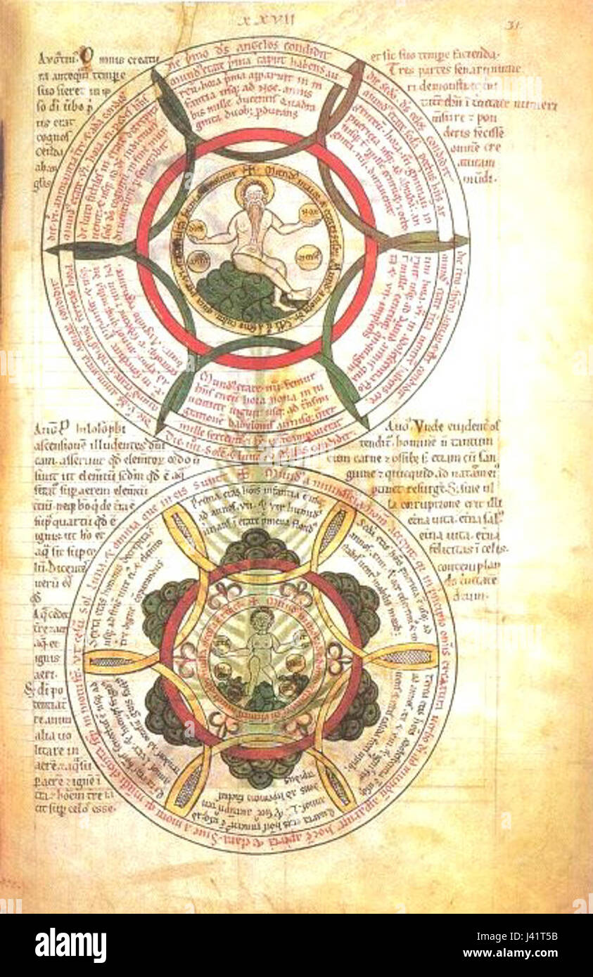 The 'Liber Floridus' is a medieval manuscript from the 12th century ...