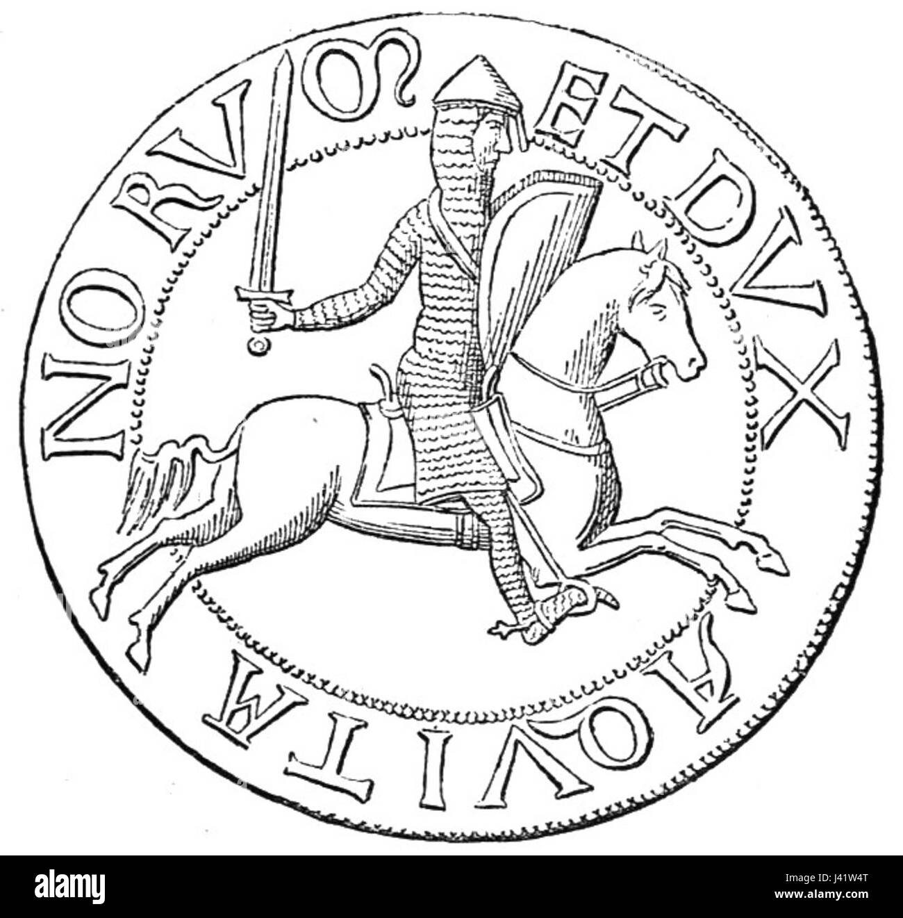 French king louis vii Black and White Stock Photos & Images - Alamy