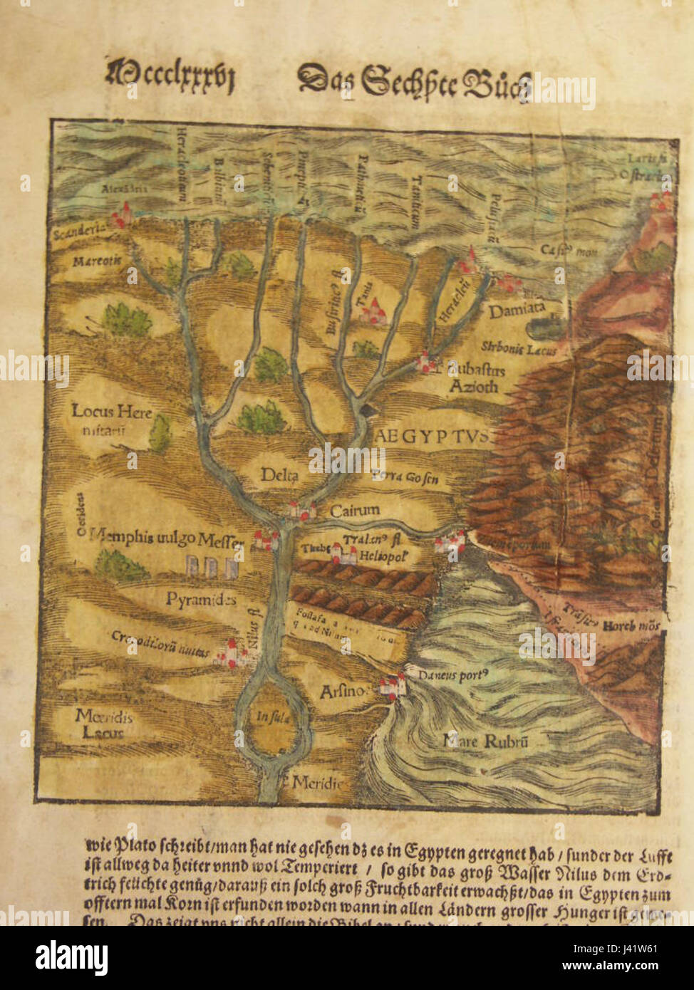 A map of ancient egypt hi-res stock photography and images - Alamy