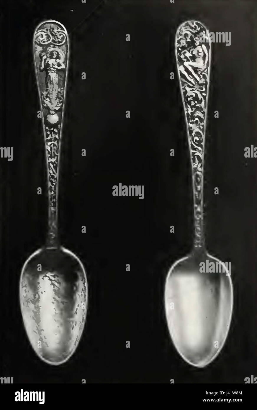 The Lululaund silver spoons, as described by A.L. Baldry in 1901, are a ...