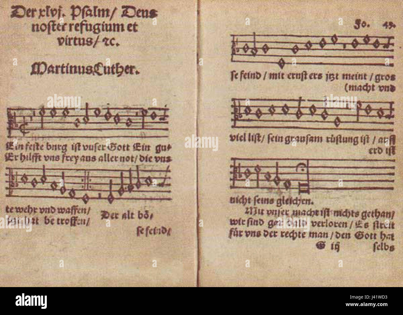 This title likely refers to a song or hymn by Martin Luther, the famous ...