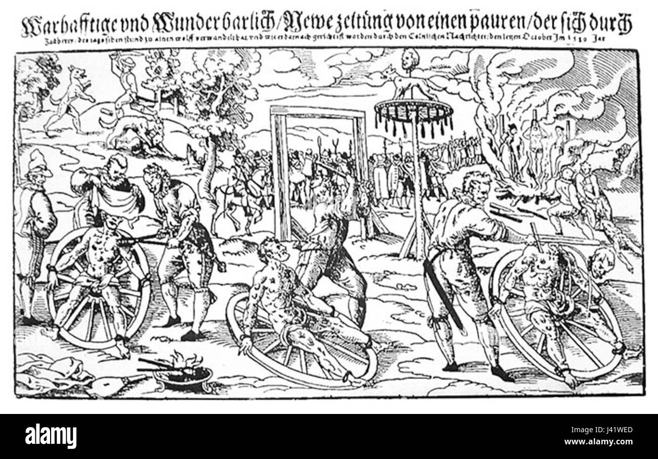 Lukas Mayerâ€™s 1589 depiction of the execution of Peter Stump is an ...