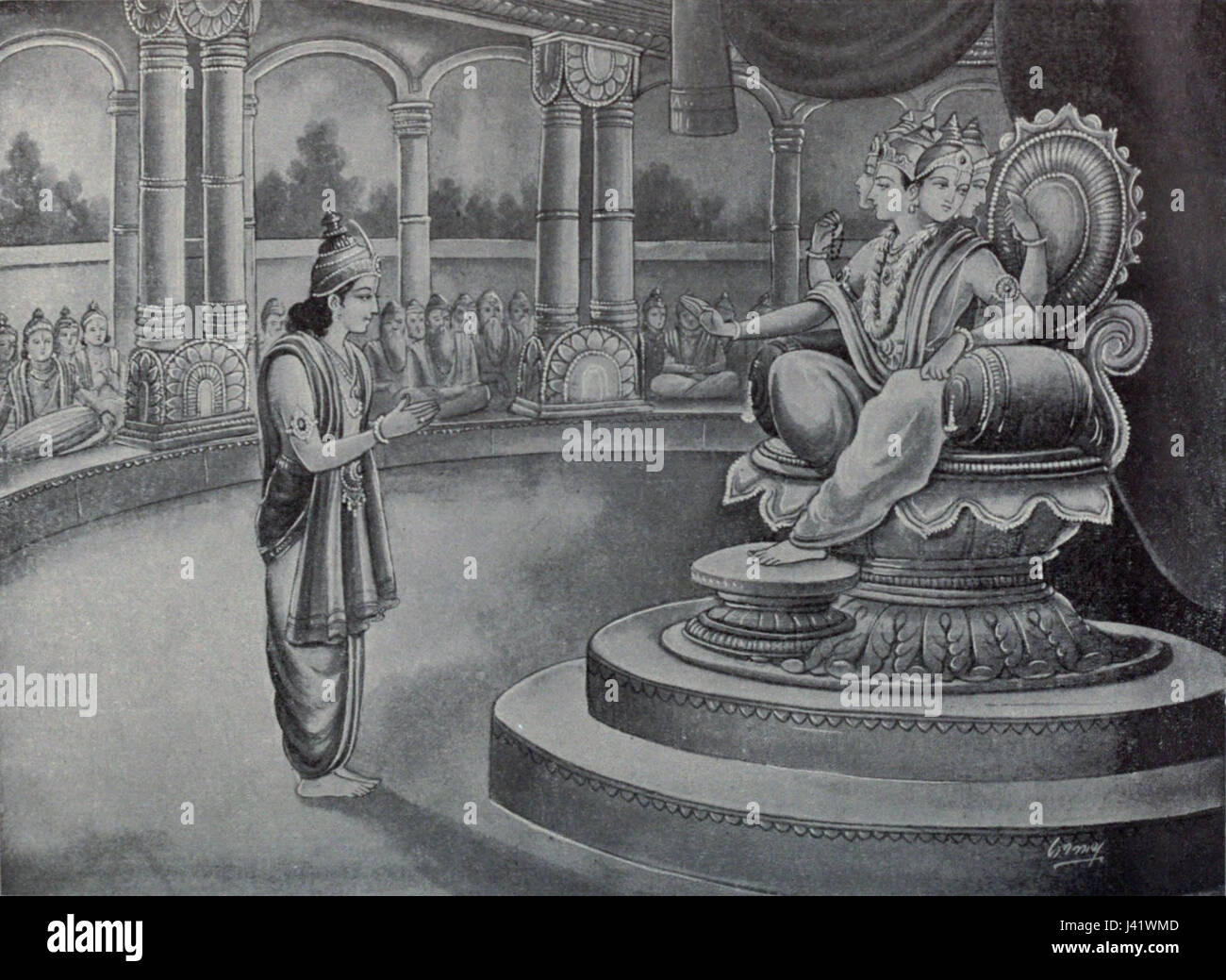 Mahabharata themes hi-res stock photography and images - Alamy