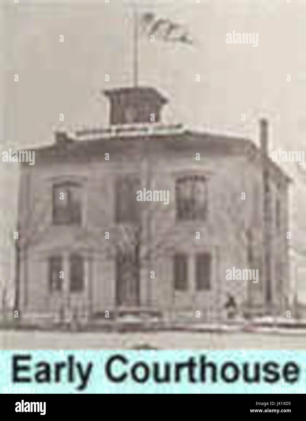 Mason County courthouse 1873 Stock Photo - Alamy