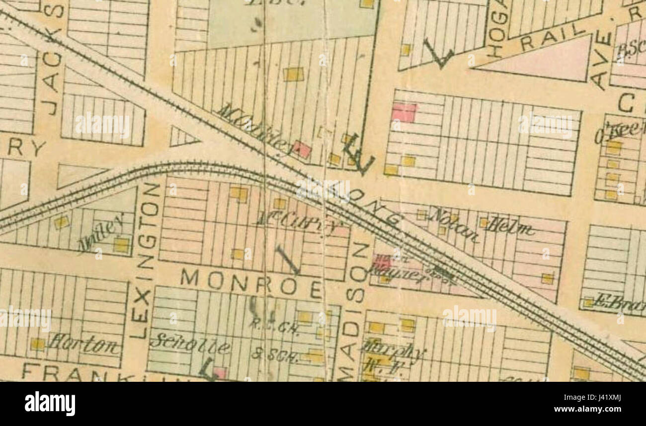 Map of winfield hi-res stock photography and images - Alamy