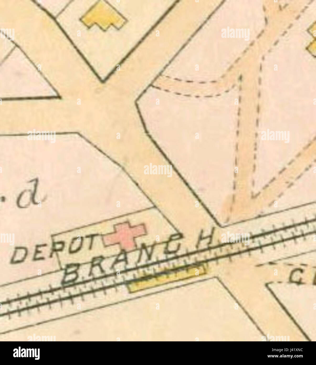 The LIRR Newtown Station, built in 1891, is part of the Long Island ...