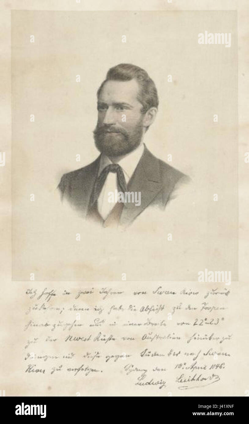 Ludwig Leichhardt was a German explorer who made significant ...