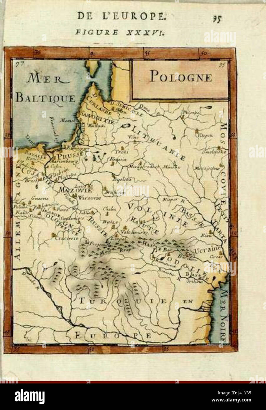 This map, dated 1719, offers a detailed geographical representation of ...
