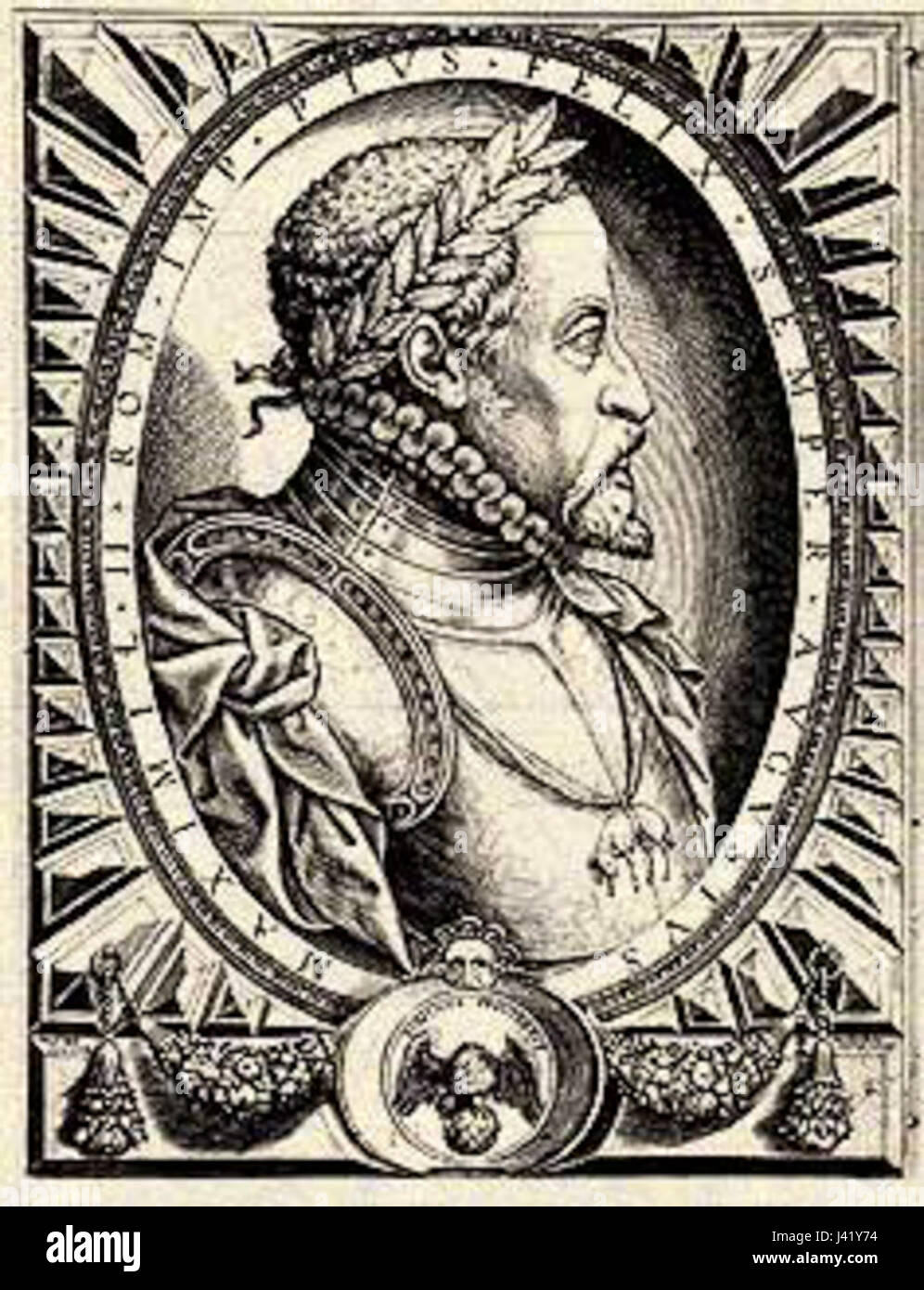 Maximilian II, a Holy Roman Emperor, was painted by Martin Rota. The ...