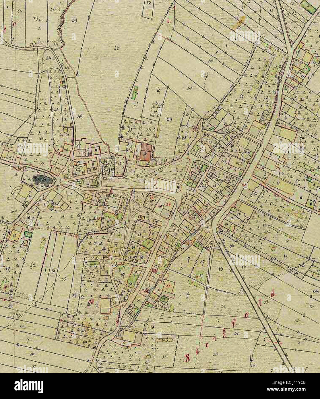 Historical map from 1861 hi-res stock photography and images - Alamy
