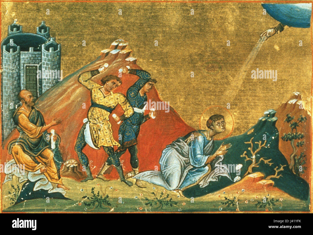 Menologion of Basil 039 Stock Photo - Alamy