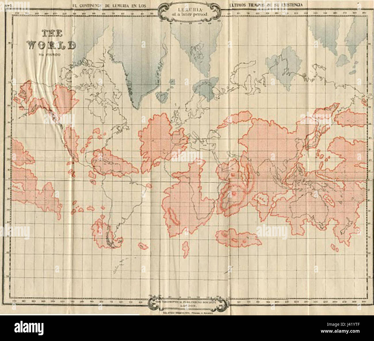 Lemuria map hi-res stock photography and images - Alamy