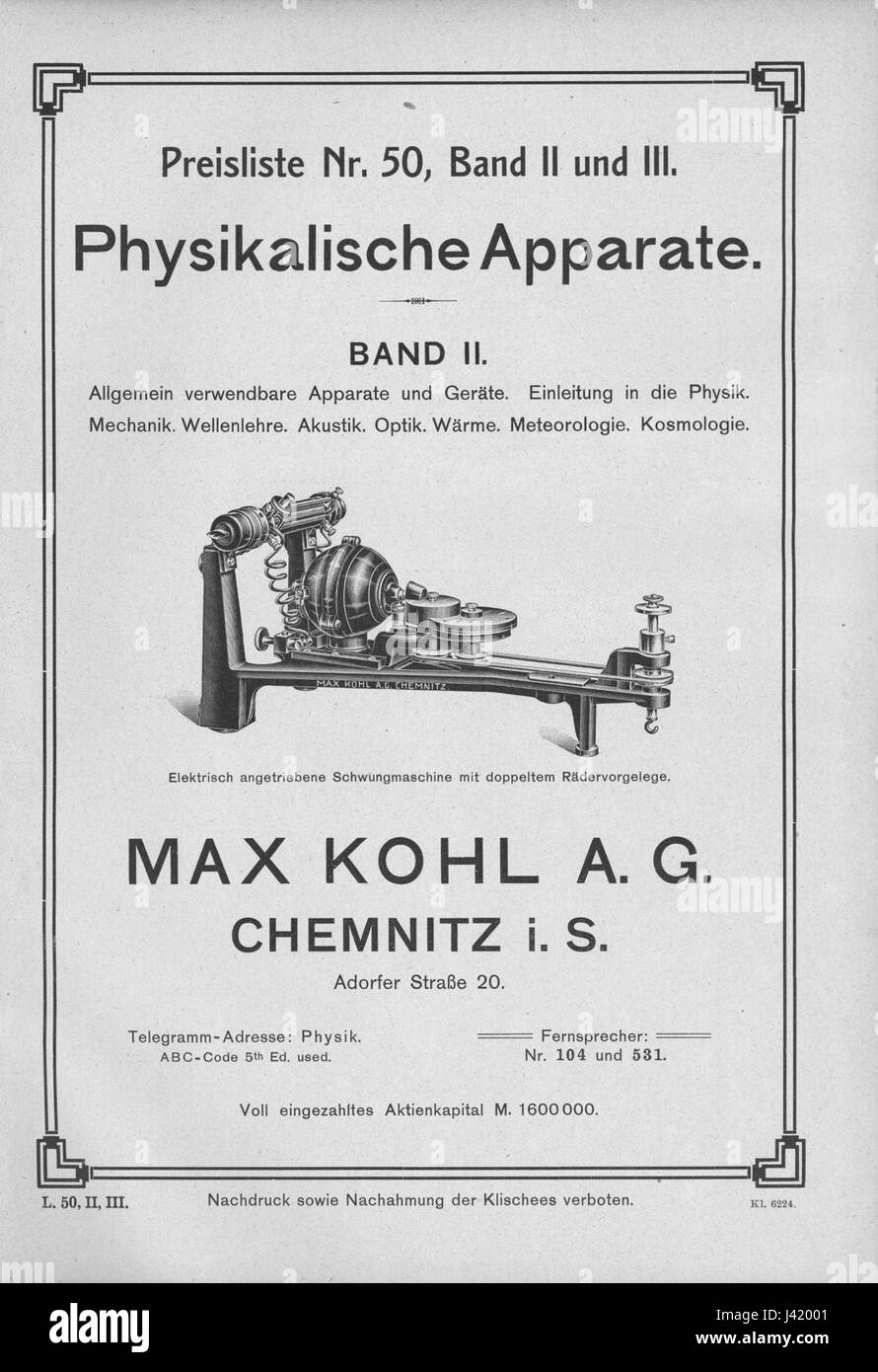 Max Kohl (1839â€“1904) was a German industrialist known for his ...