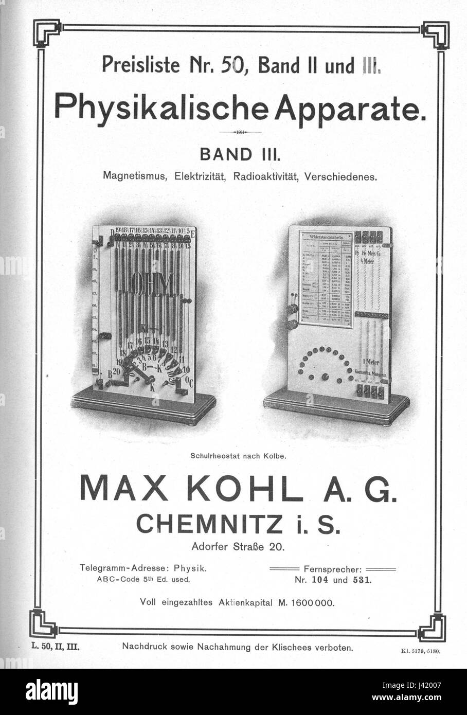 Max kohl 0782 Stock Photo - Alamy