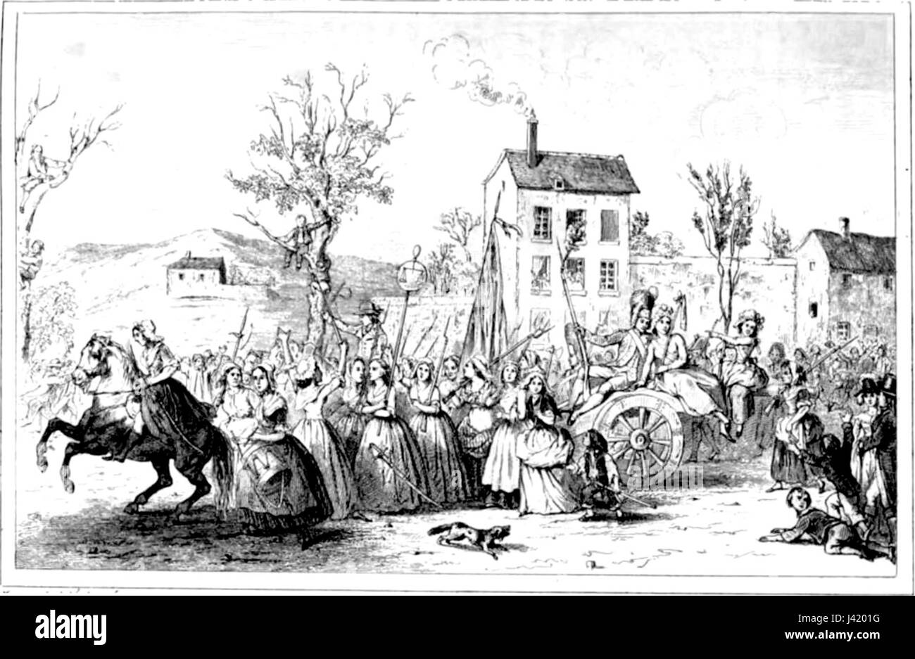 This historical reference highlights the Women's March on Versailles on ...