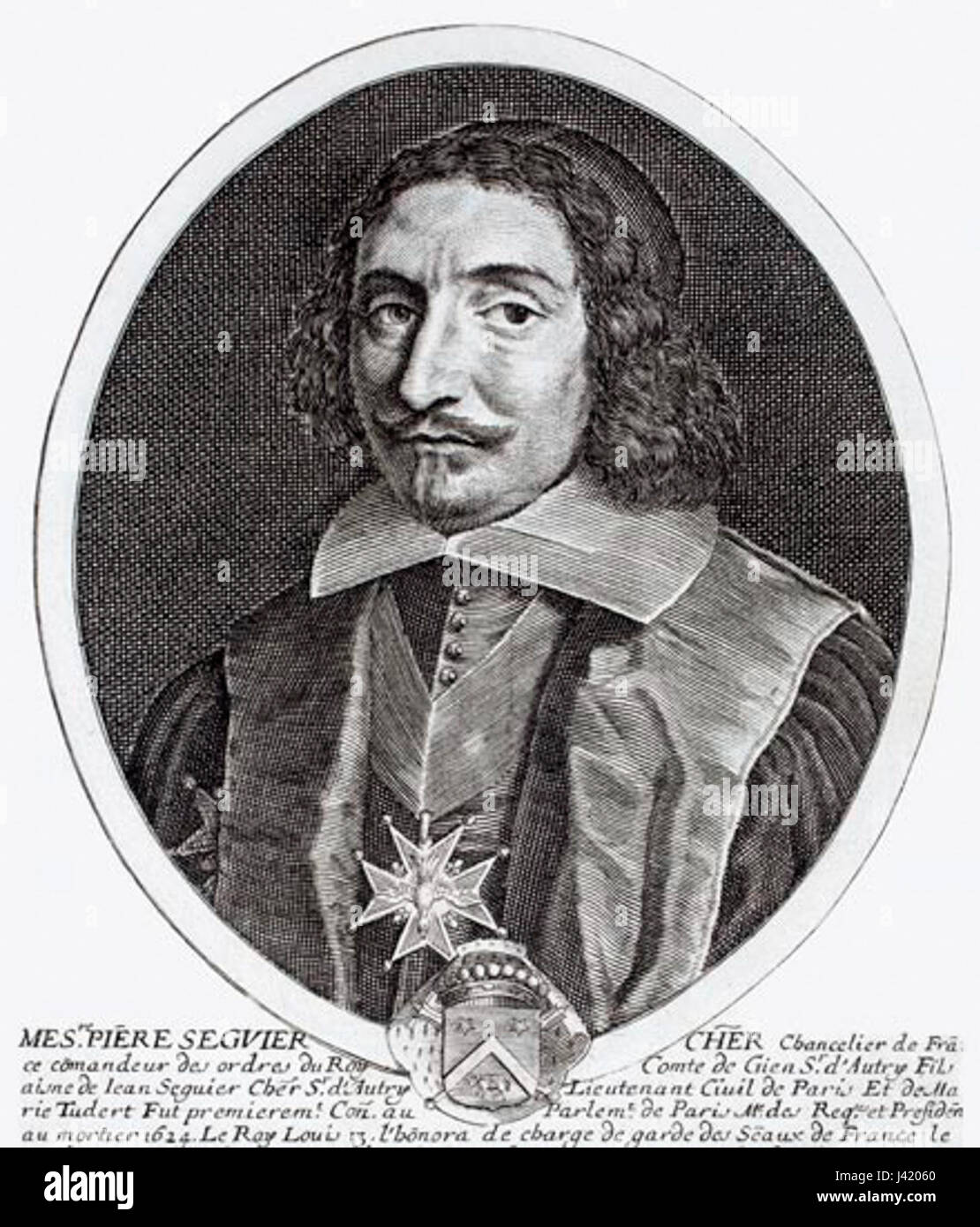 Messire Pierre Seguier Chevalier Chancelier de France Stock Photo - Alamy