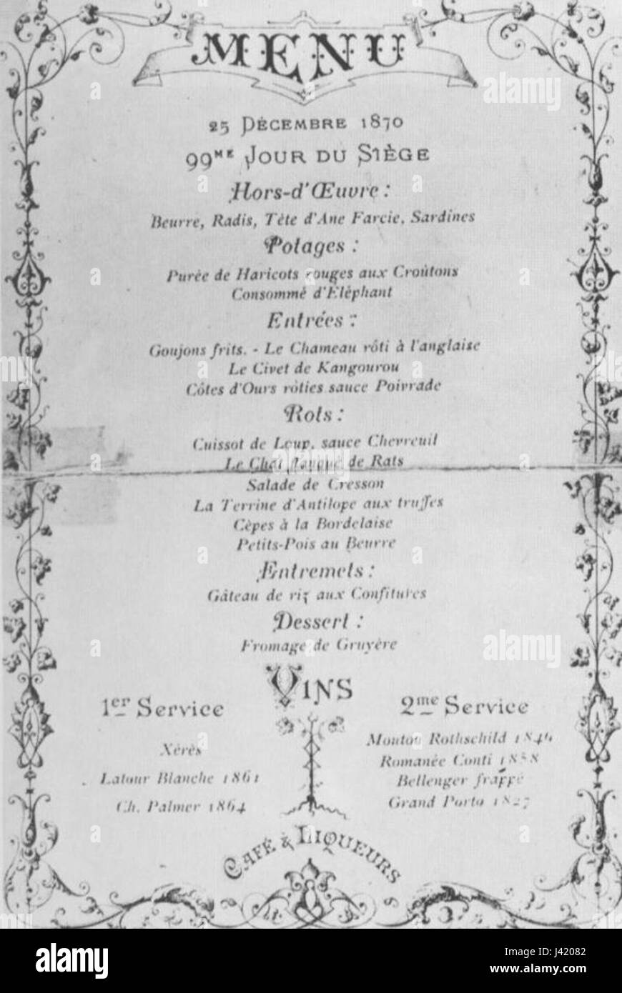 Wartime menu hi-res stock photography and images - Alamy