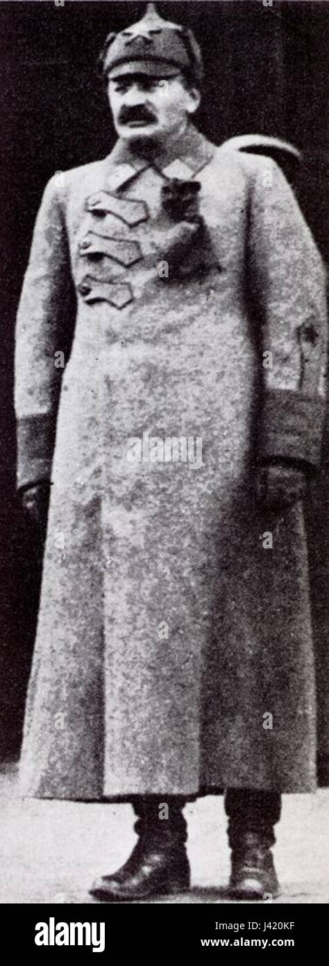 This portrait of Leon Trotsky, a key figure in the Russian Revolution ...