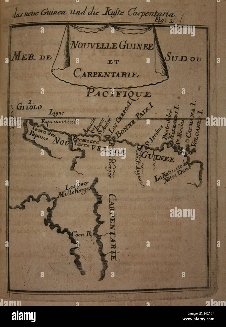 Old map of guinea hi-res stock photography and images - Alamy