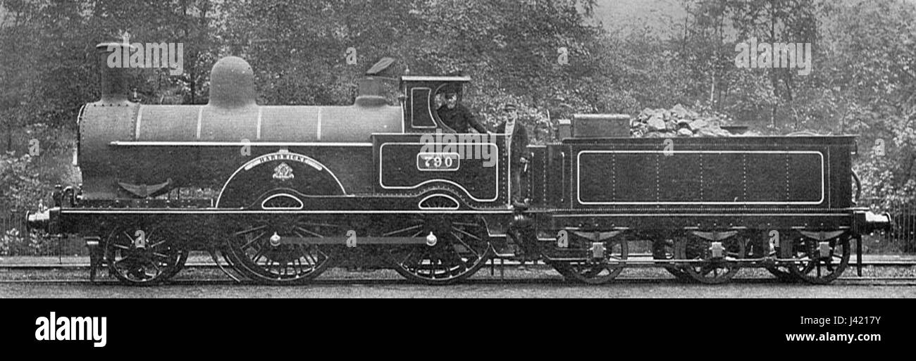 The LNWR Jumbo class locomotive 790 Hardwicke, featured in the 1907 ...