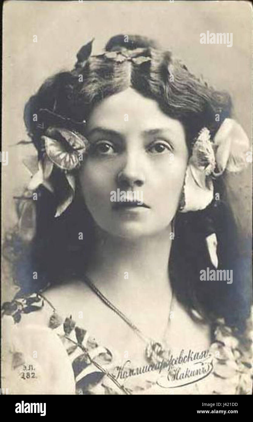 The image likely references the Russian actress and opera singer, Vera ...