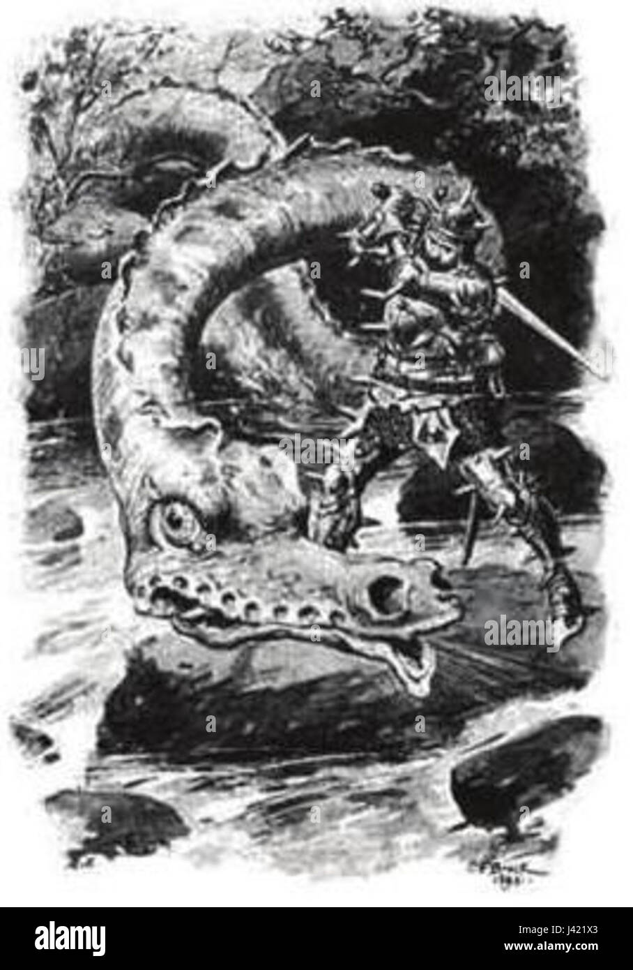 Lambton worm hi-res stock photography and images - Alamy