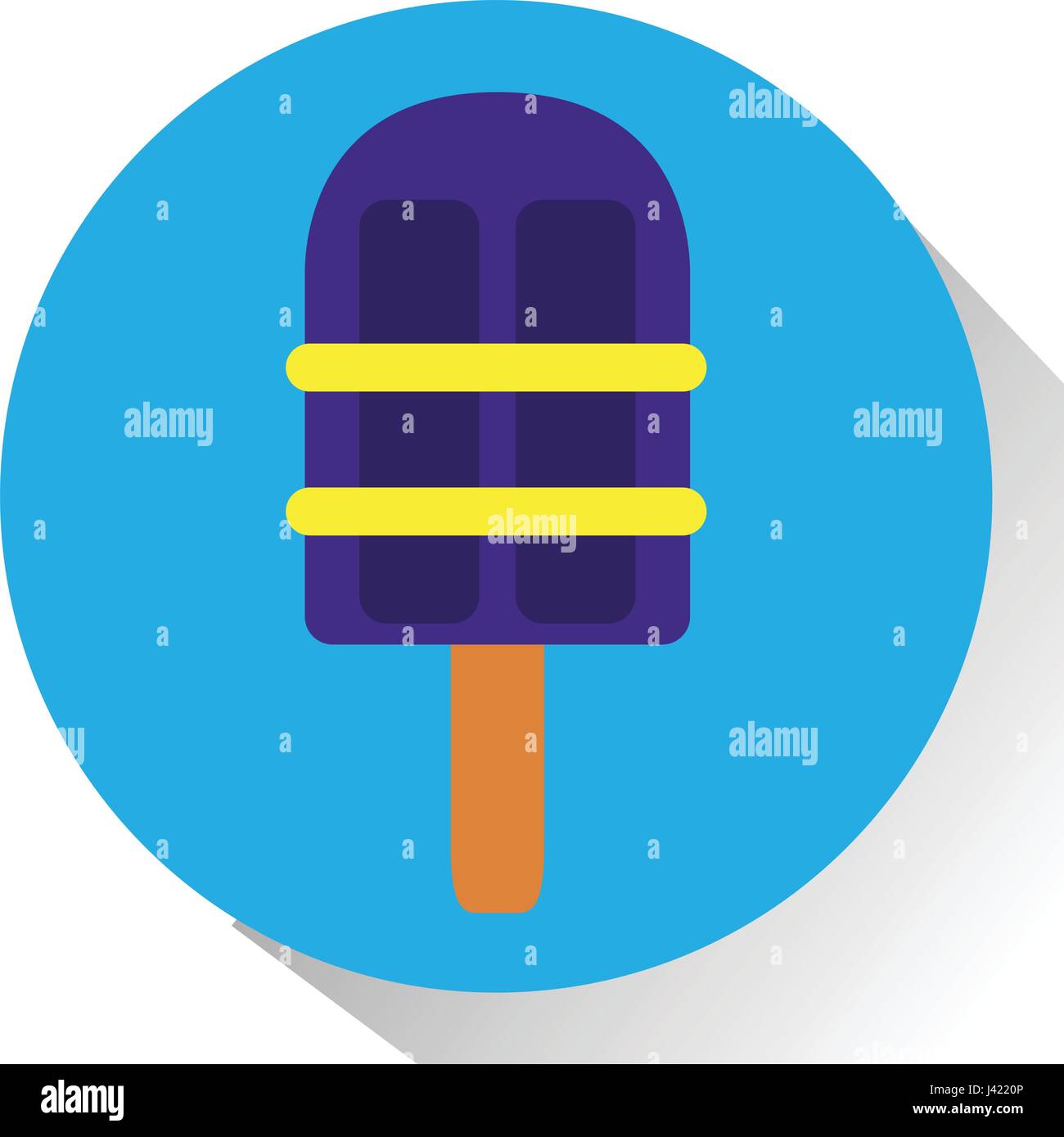 Isolated popsicle icon Stock Vector Image & Art - Alamy