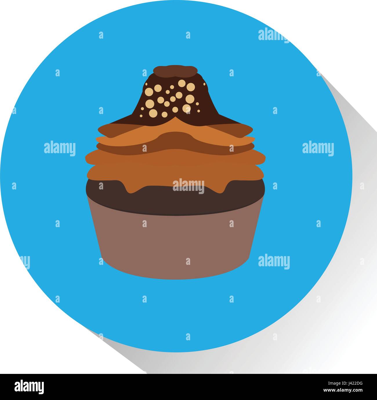 Isolated cupcake icon Stock Vector Image & Art - Alamy