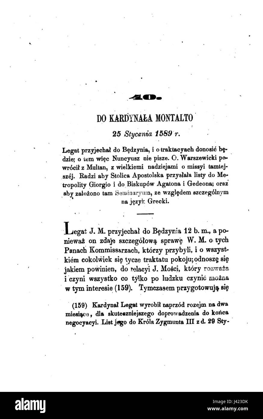 This document, 'Listy Annibala z Kapui,' was written by Przezdziecki in ...