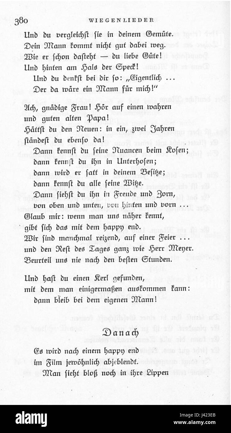 'Lerne lachen ohne zu weinen' is a German work which translates to ...