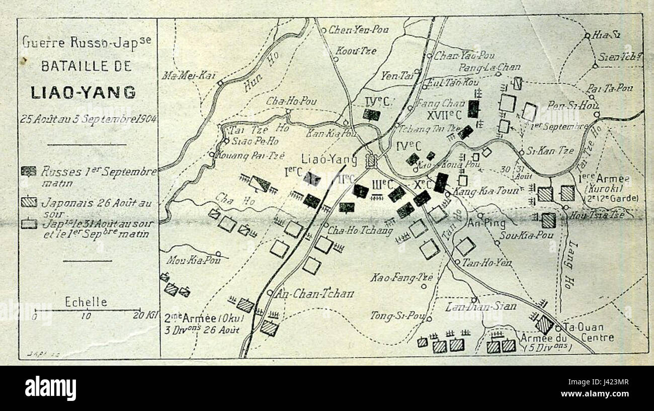 Map of Liao Yang Stock Photo - Alamy