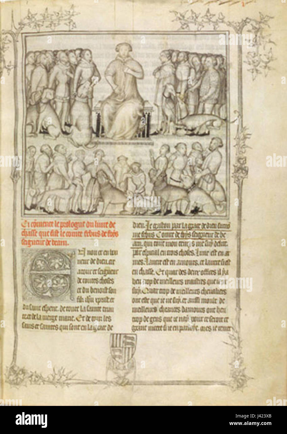 'Livre de chasse' is an important medieval manuscript focusing on ...