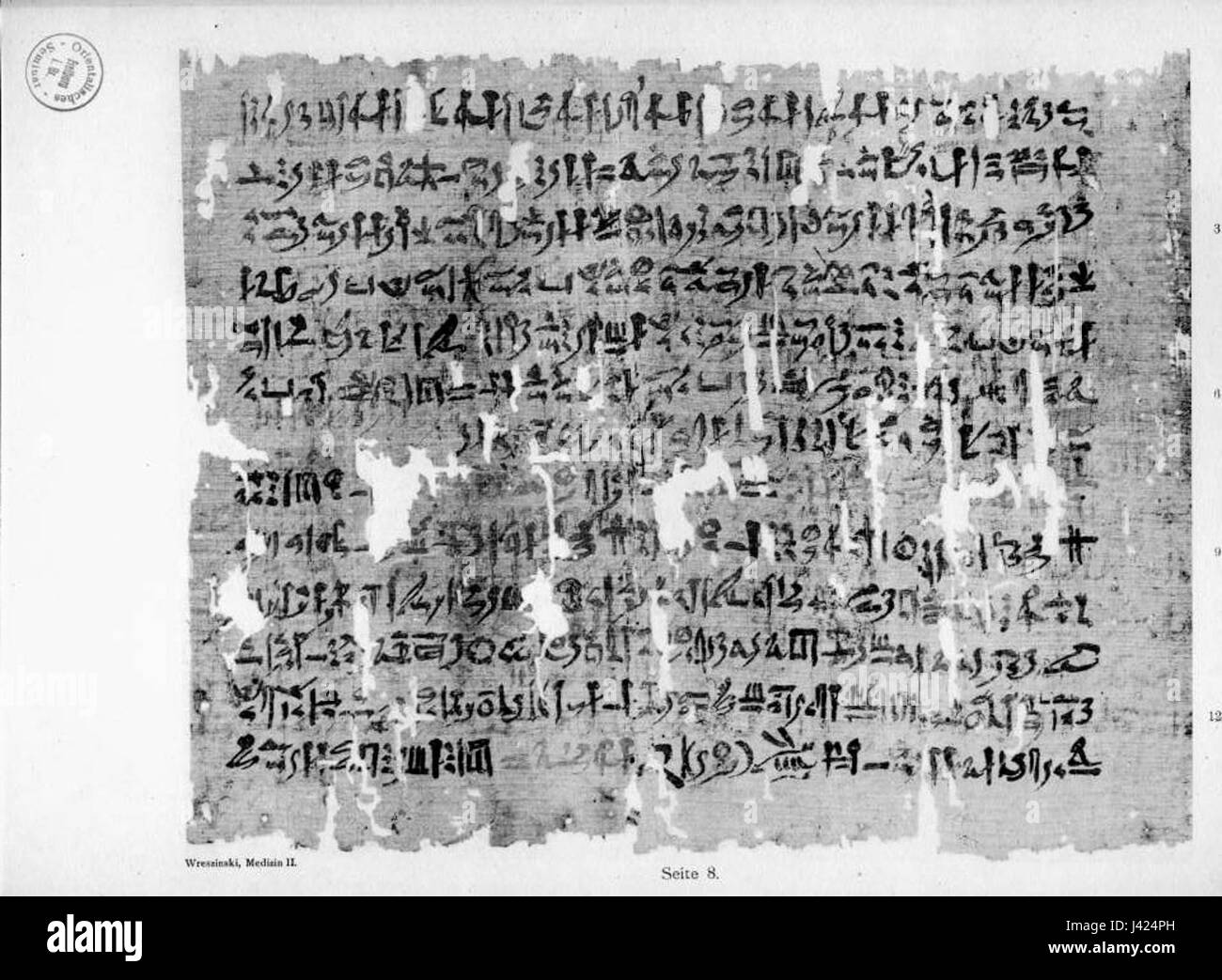 The 'London Medical Papyrus' is an ancient Egyptian medical text ...