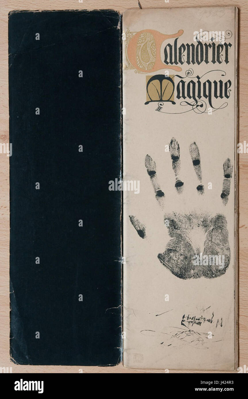 Manuel Orazi Calendrier Magique 01 Stock Photo - Alamy