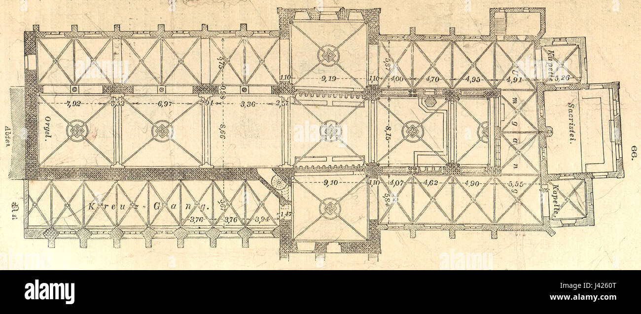 The Marienfeld Grundriss is a map created in 1886, depicting the layout ...