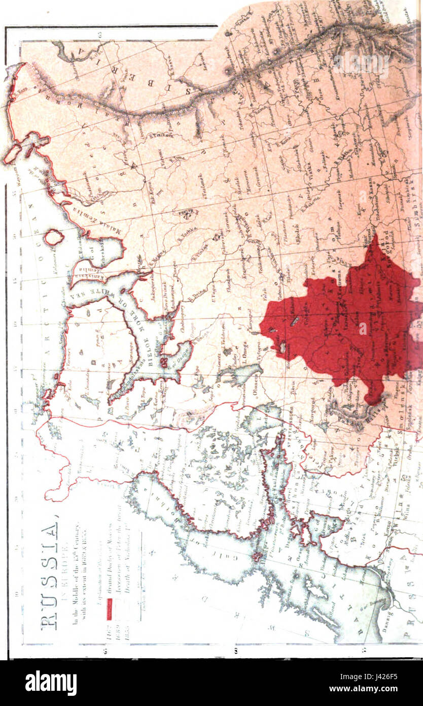 A map of Russia created by A. George Dodd, providing a pictorial ...