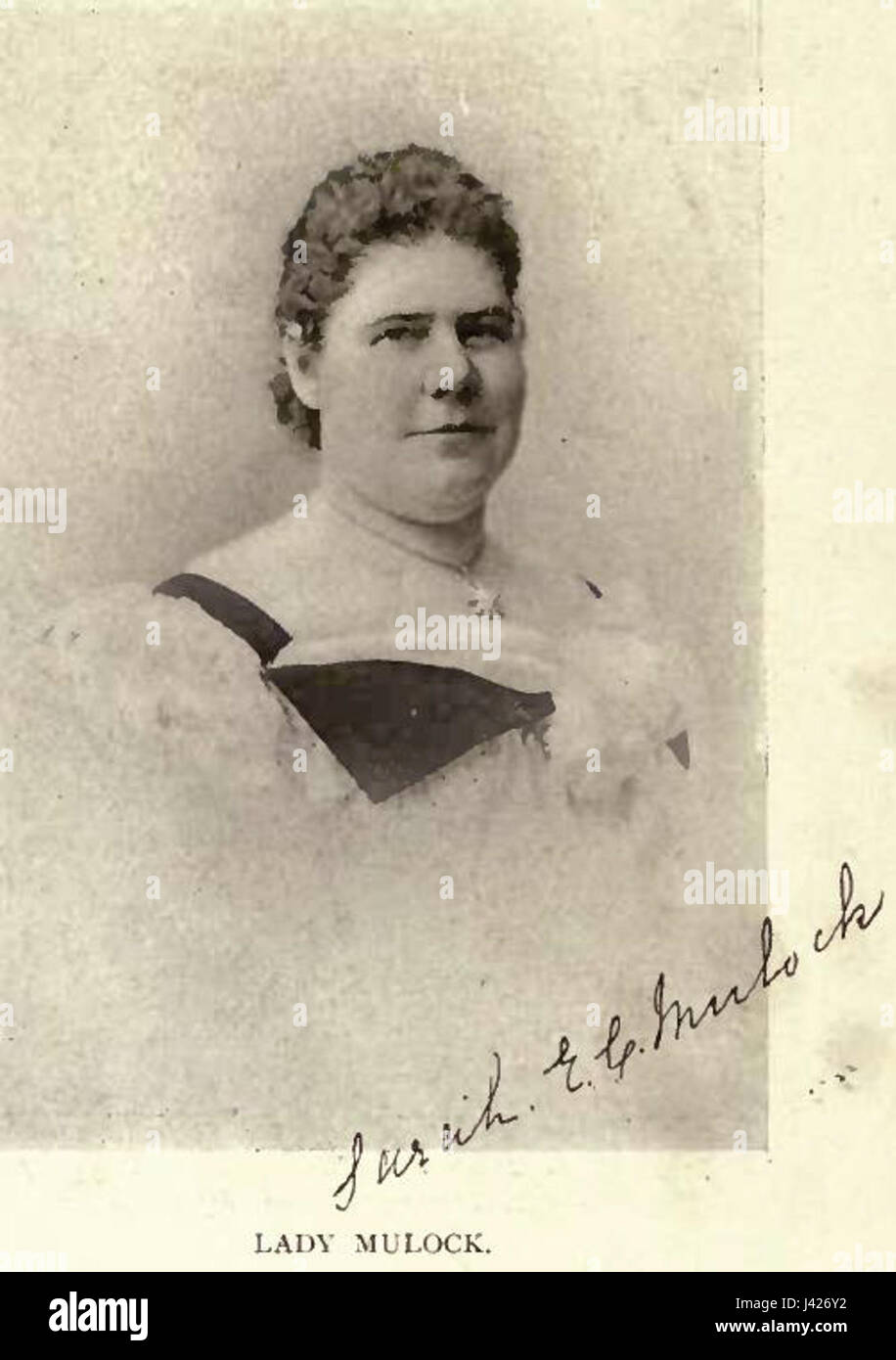 Lady Mullock by William James Topley Stock Photo - Alamy