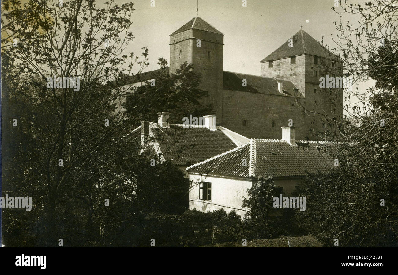 This is a photograph showing the view of Kuressaare Castle (Linnus ...